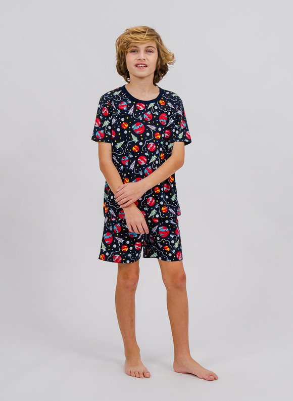 Pijama Infantil Menino de Verão - Space - Pijamas Para Meninos Com ...